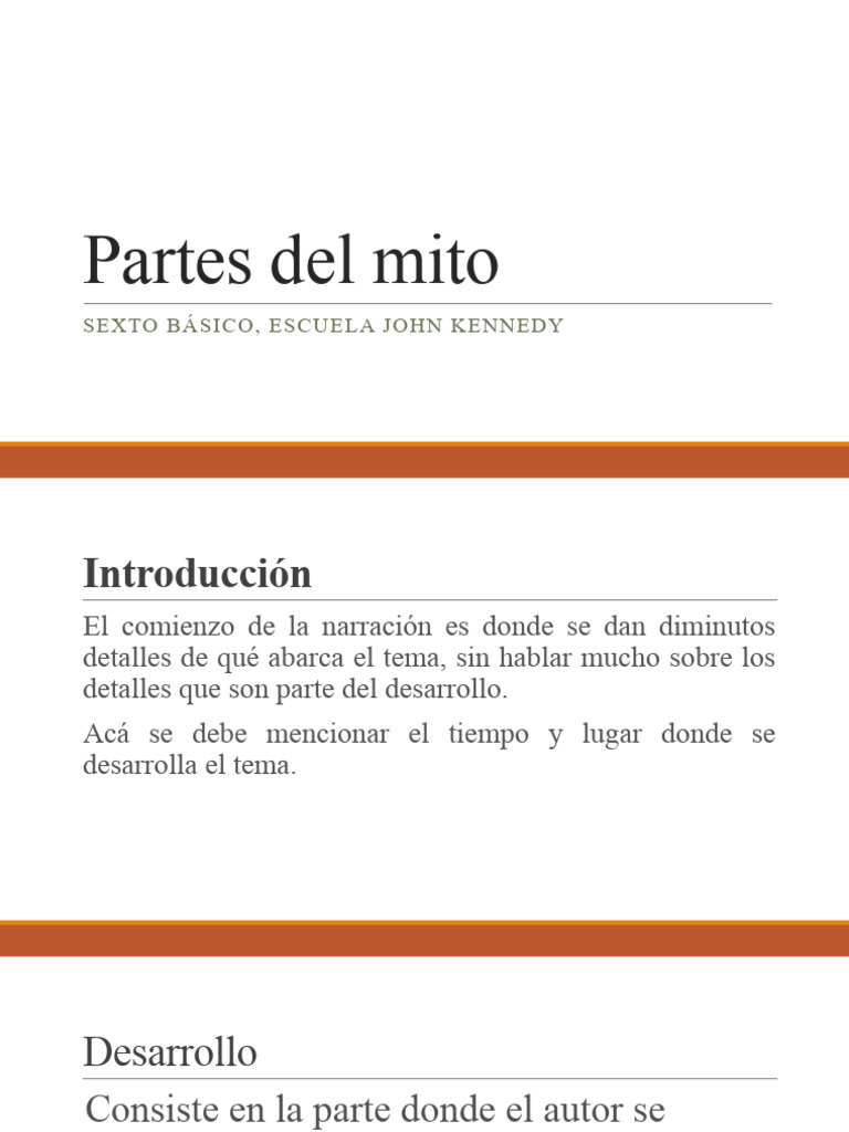 Partes del mito | PDF