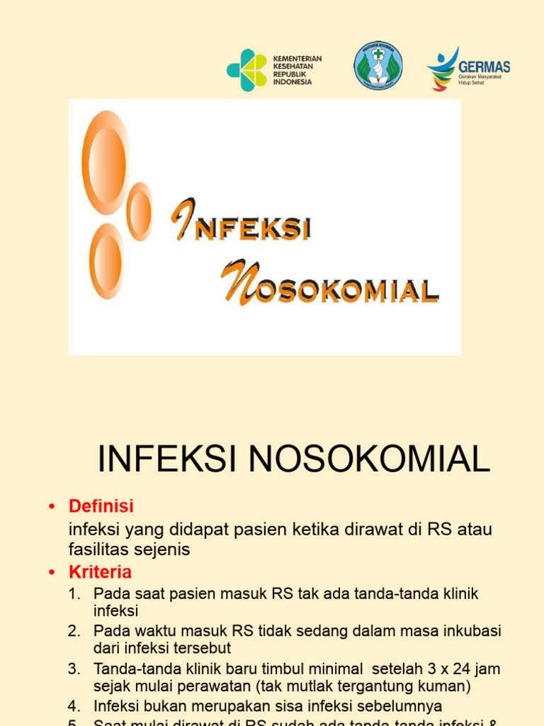 Materi 5 Infeksi - Nosokomial | PDF