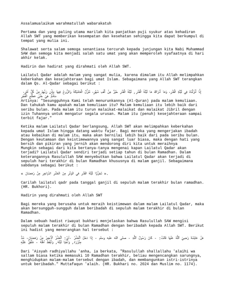 Teks | PDF | Kajian Bahasa Asing | Agama & Spiritualitas