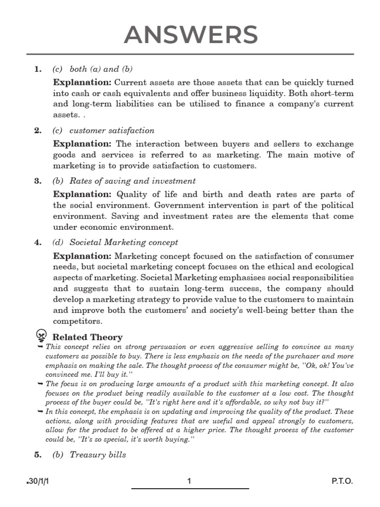 Class Xii Business Studies 2024 Final Mock Paper Answers | PDF ... Class Xii Business Studies 2024 Final Mock Paper Answers | PDF ...