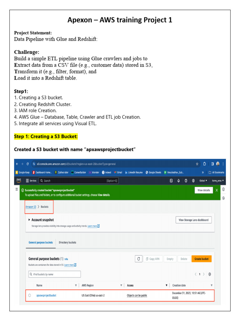 AWS Project1 | PDF | Amazon Web Services | Information Science