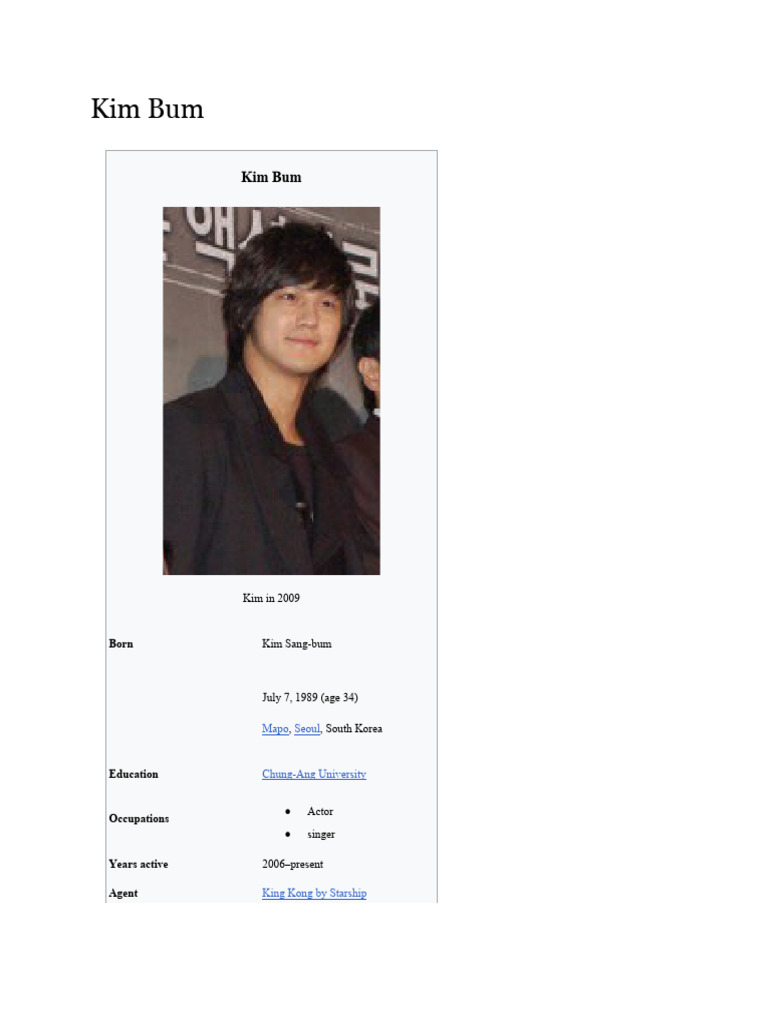 Kim Bum | PDF