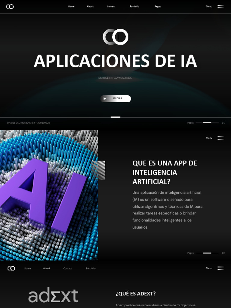 Aplicaciones Inteligencia Artificial | PDF | Inteligencia artificial | Inteligencia (IA) y semántica