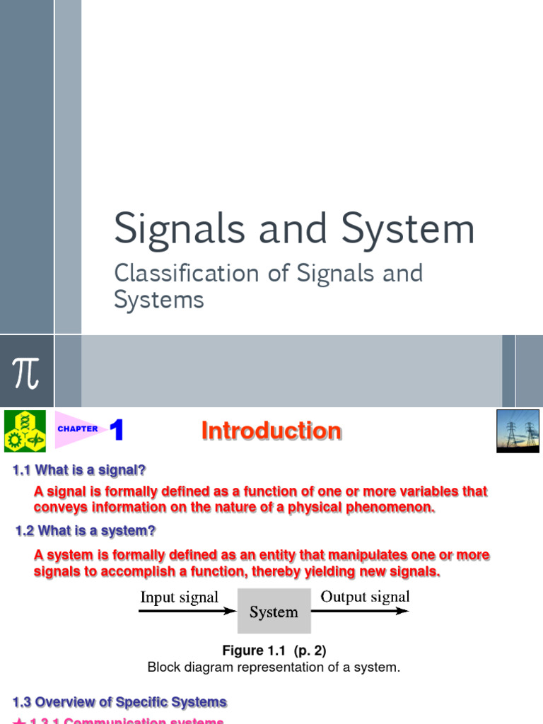 01 Classification of Signals | PDF | Modulation | Communication