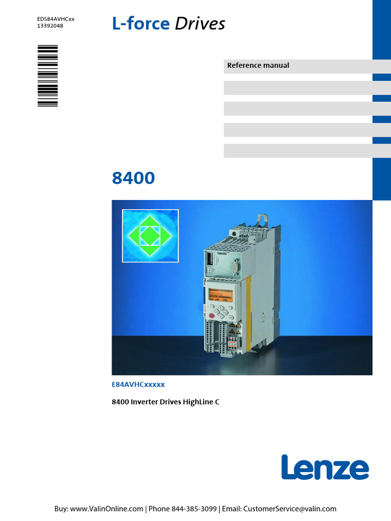 Lenze 8400 Highline Manual | PDF | Application Software | Electrical ...