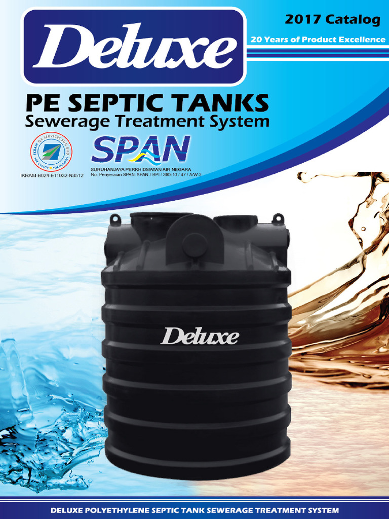 Deluxe PE Septic Tank Catalogue | PDF | Science & Mathematics | Computers