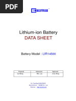 Energizer L91: Product Datasheet | PDF | Electricity | Electromagnetism