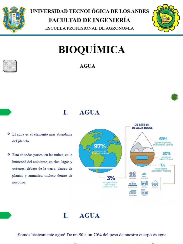 Unidad 2 - Agua | PDF | Propiedades del agua | Agua