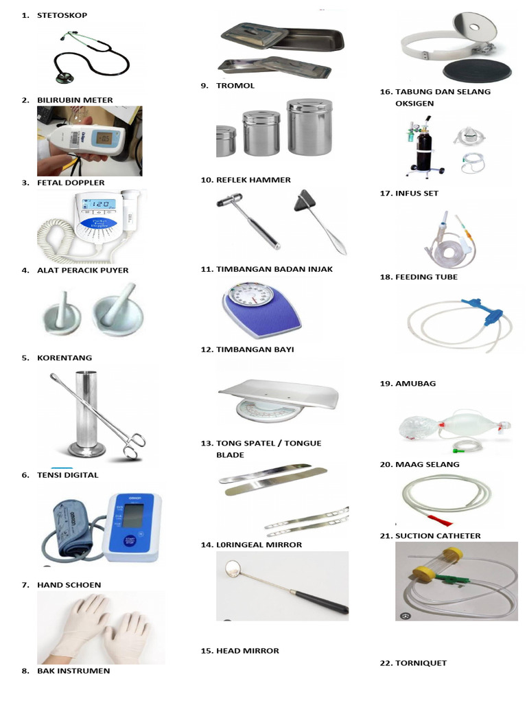 Nama Alat Kesehatan | PDF