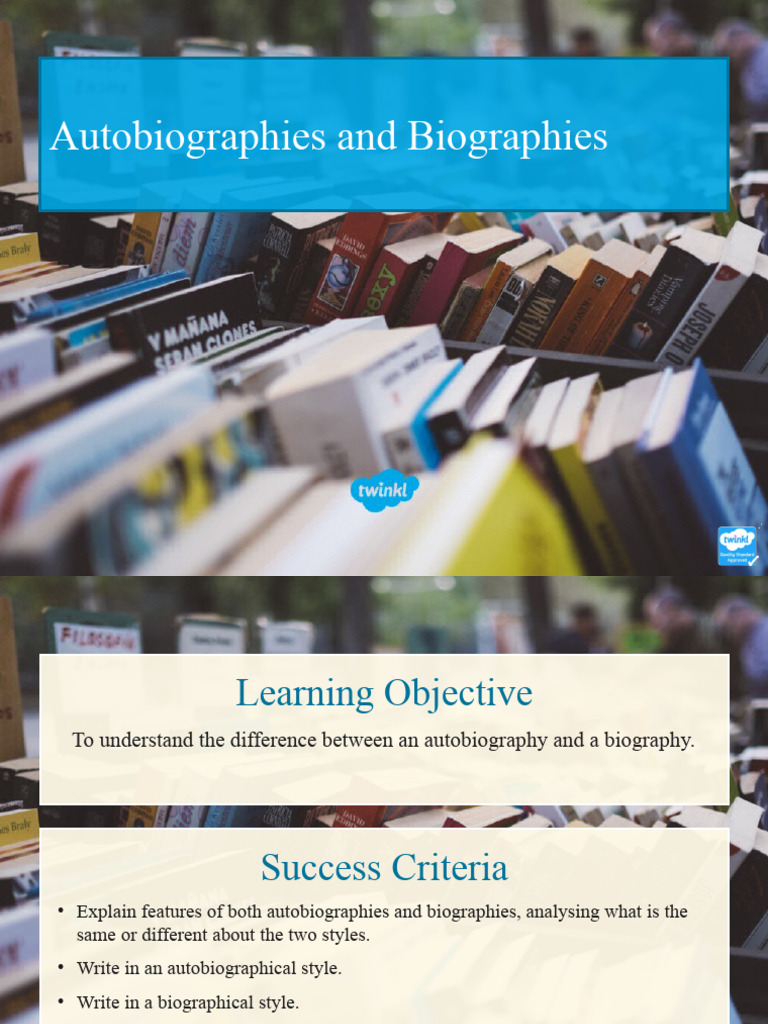 Autobiography vs Biography Guide | PDF | Biography | Autobiographies