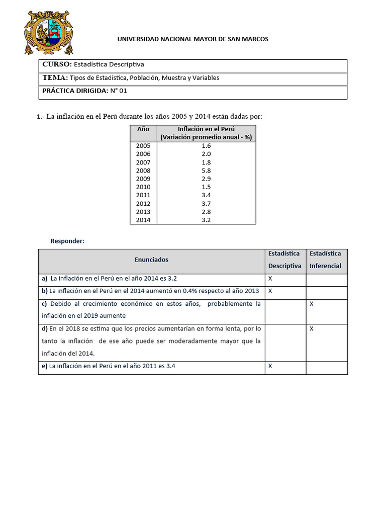 1b Practica Dirigida 01 | PDF | Población | Nivel de medida
