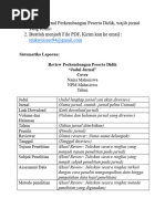 Contoh Mini Research 1 | PDF | Ilmu Sosial | Seni