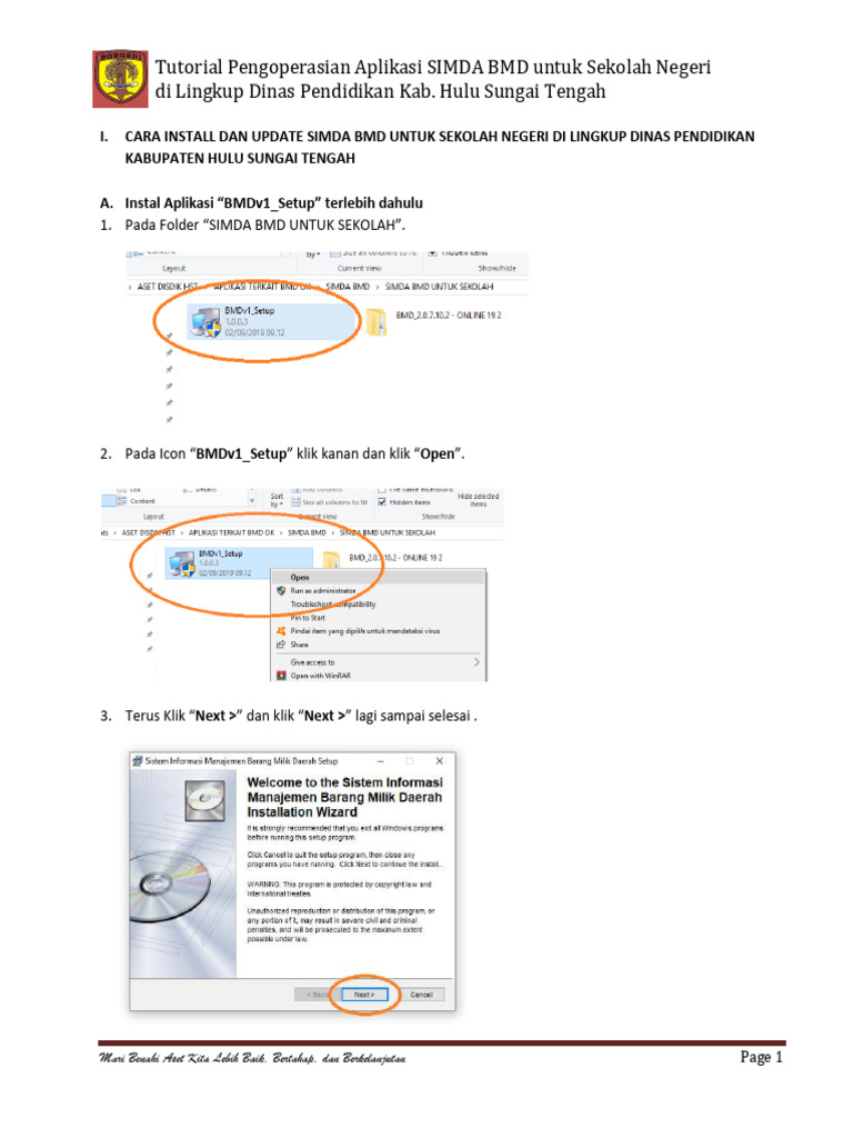 Install Simda BMD | PDF | Bisnis | Karier & Perkembangan