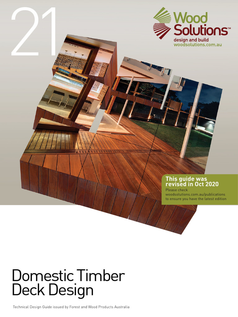 Domestic Timber Deck Design Guide | PDF | Lumber | Screw