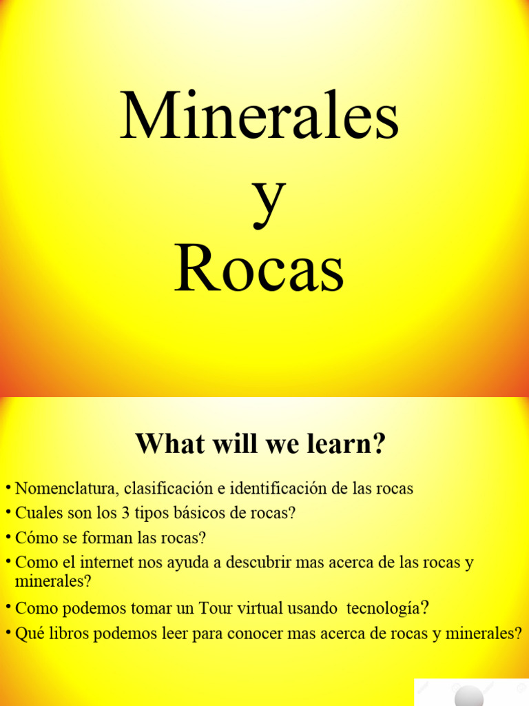 Clase 2 Rocas y Minerales | Descargar gratis PDF | Roca (geología ...