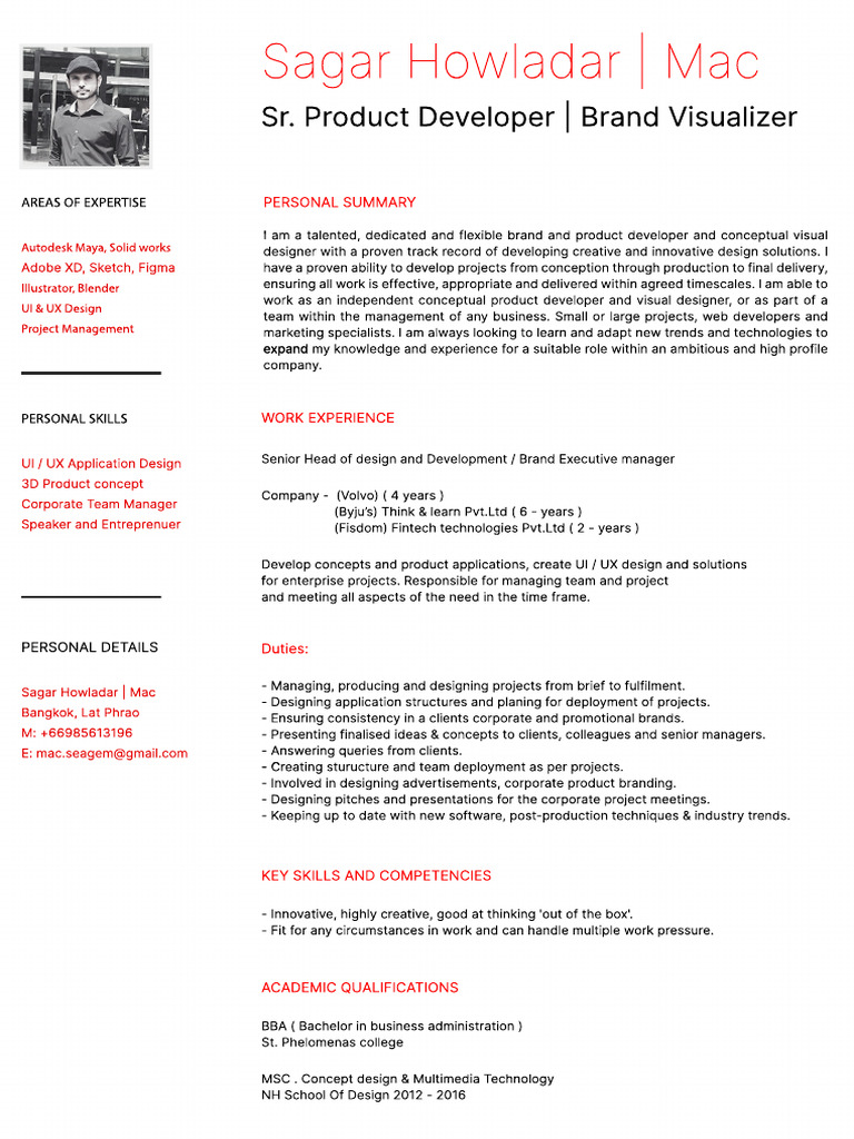 Mac - CV | PDF | Computers | Technology & Engineering