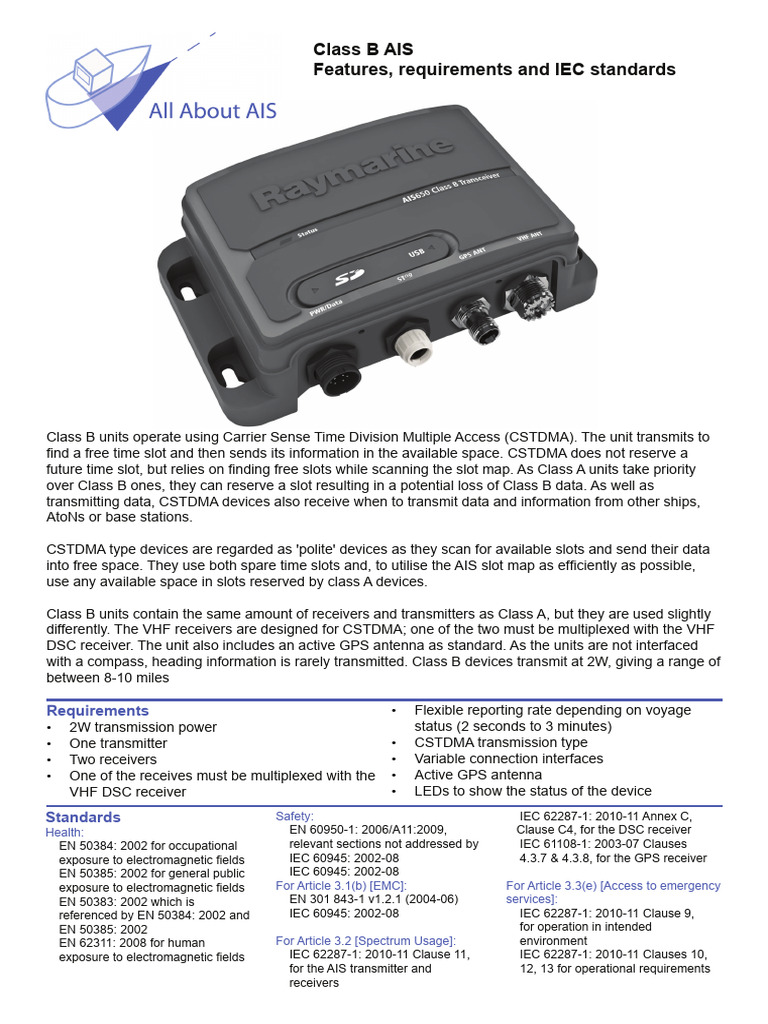 Class B Technical Datasheet Pdf Broadcast Engineering Electrical