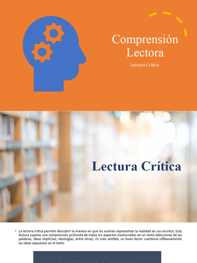 Guía de Lectura Crítica y Comprensión | PDF | Crecimiento personal y ...