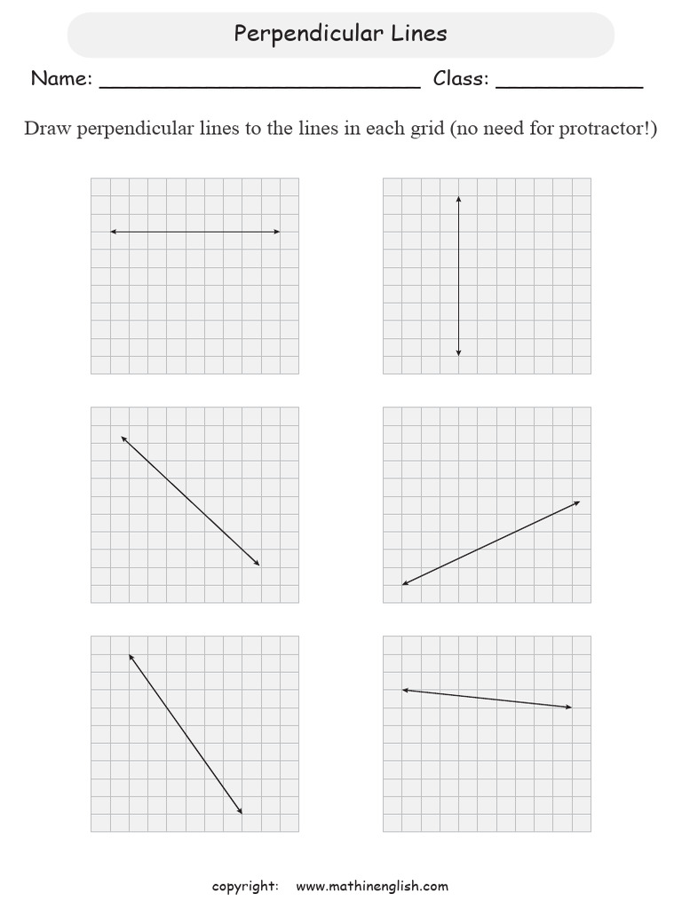 Perpendicular Line Practice | PDF | Teaching Methods & Materials ...