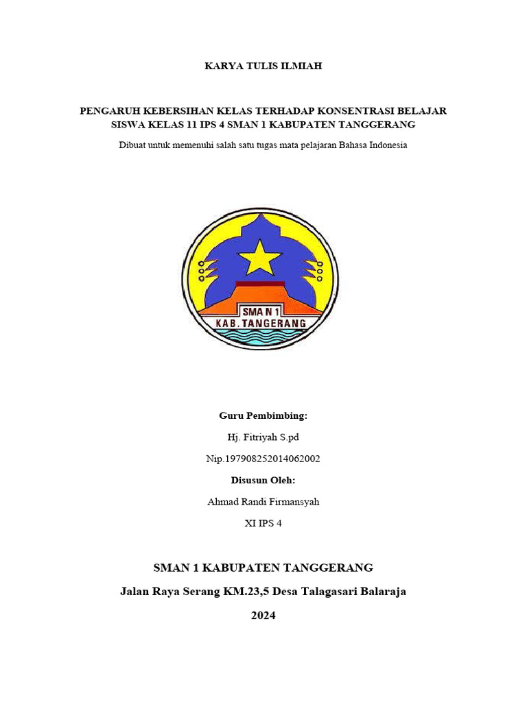 Kti, Ahmad Randi Firmansyah-3 | PDF | Karier & Perkembangan