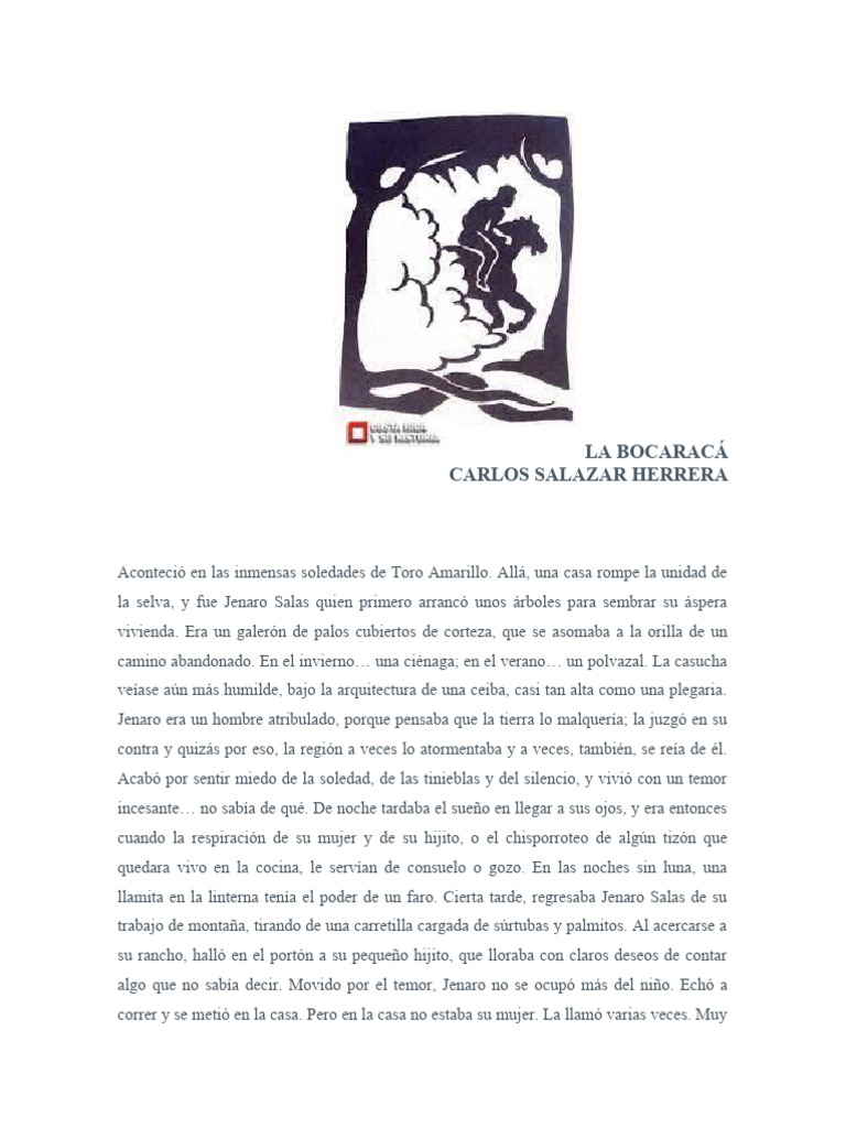 La bocaracá: un cuento de terror y amor | PDF | Serpiente