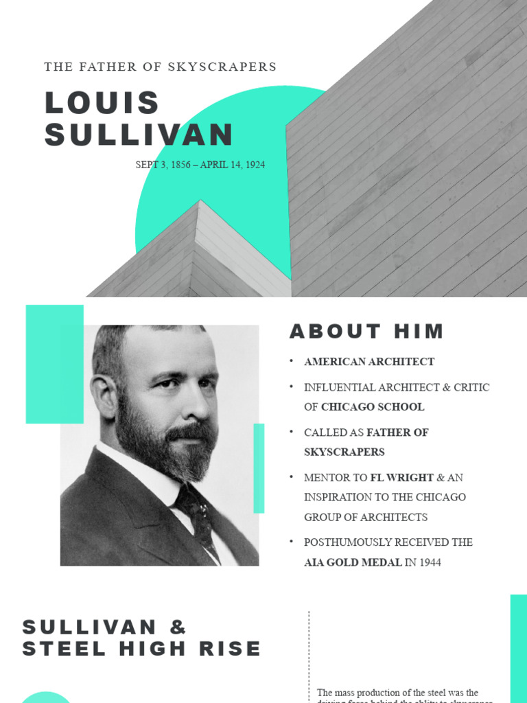 Louis Sullivan | PDF | Architectural Design | Architecture