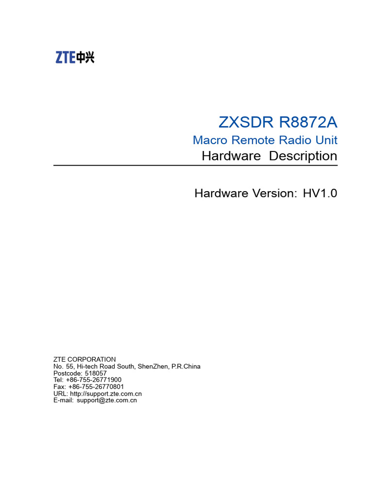 ZXSDR R8872a | PDF | License | Copyright
