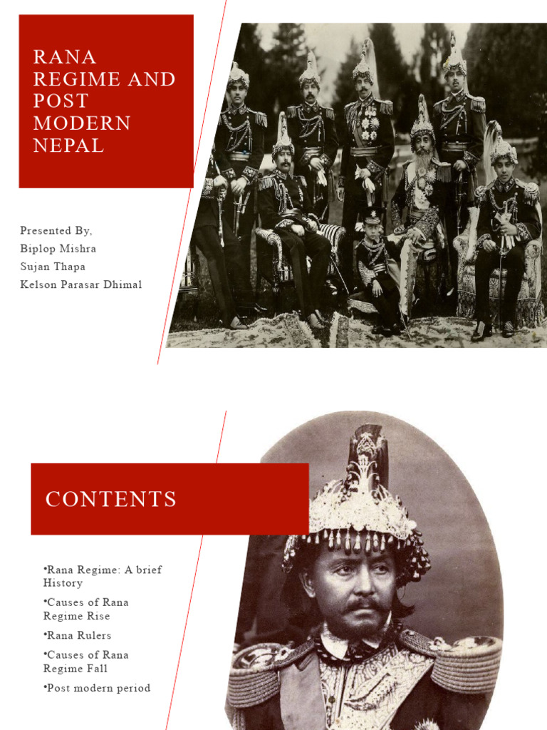 Rana Regime and Post Modern Nepal | PDF | Nepal