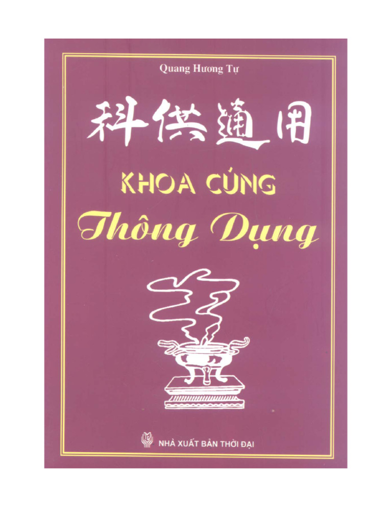 (Downloadsachmienphi - Com) Khoa Cúng Thông D NG - Quang Hương T | PDF