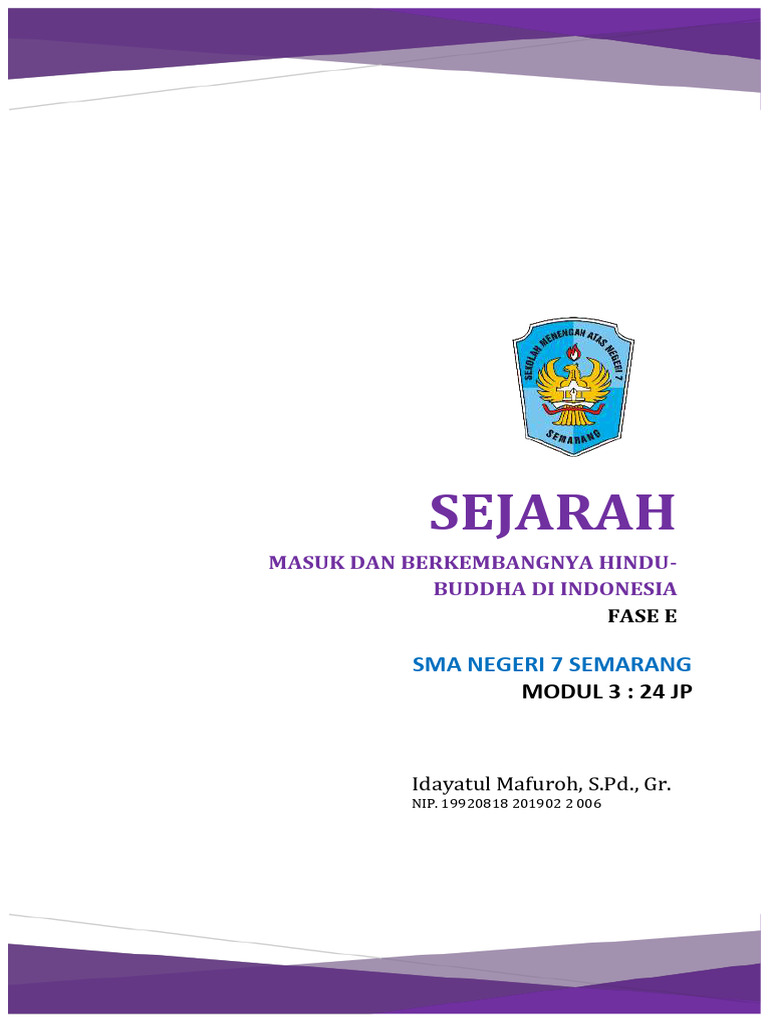 Modul Ajar Sejarah - Masuk Dan Berkembangnya Hindu-Buddha Di Indonesia ... Modul Ajar Sejarah - Masuk Dan Berkembangnya Hindu-Buddha Di Indonesia ...