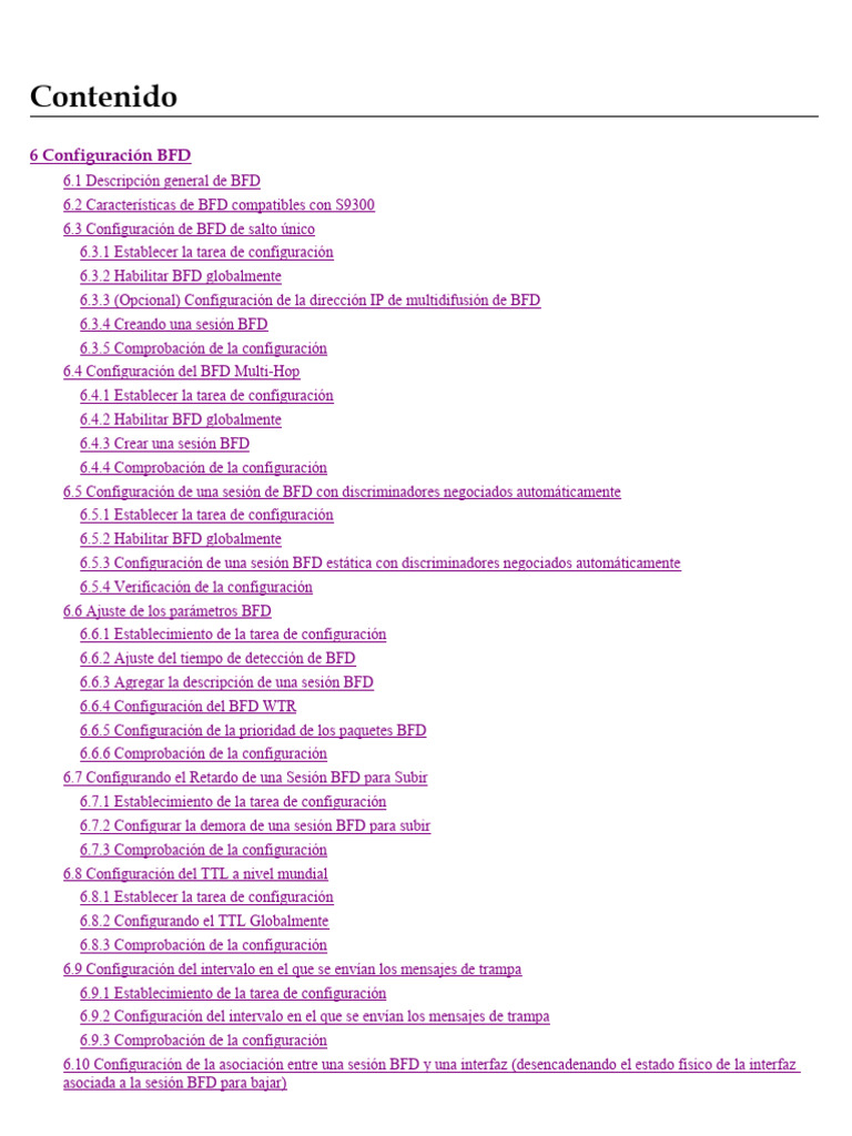 BFD español | PDF | Enrutador (Computación) | Protocolos de internet