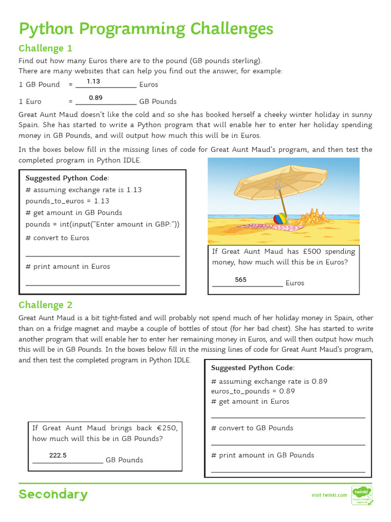 Kami Export - Peam - Parama Khongchai - Python Programming Challenges ...