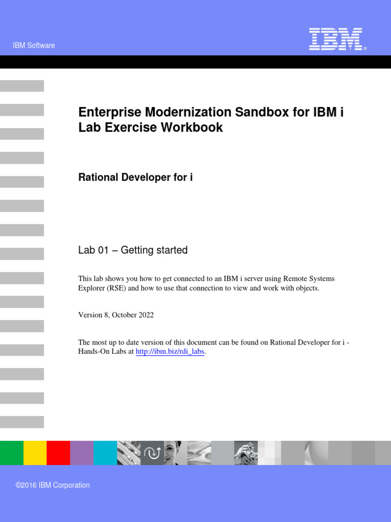 Lab01 RDi Intro 2 | PDF | Library (Computing) | Ibm Rpg