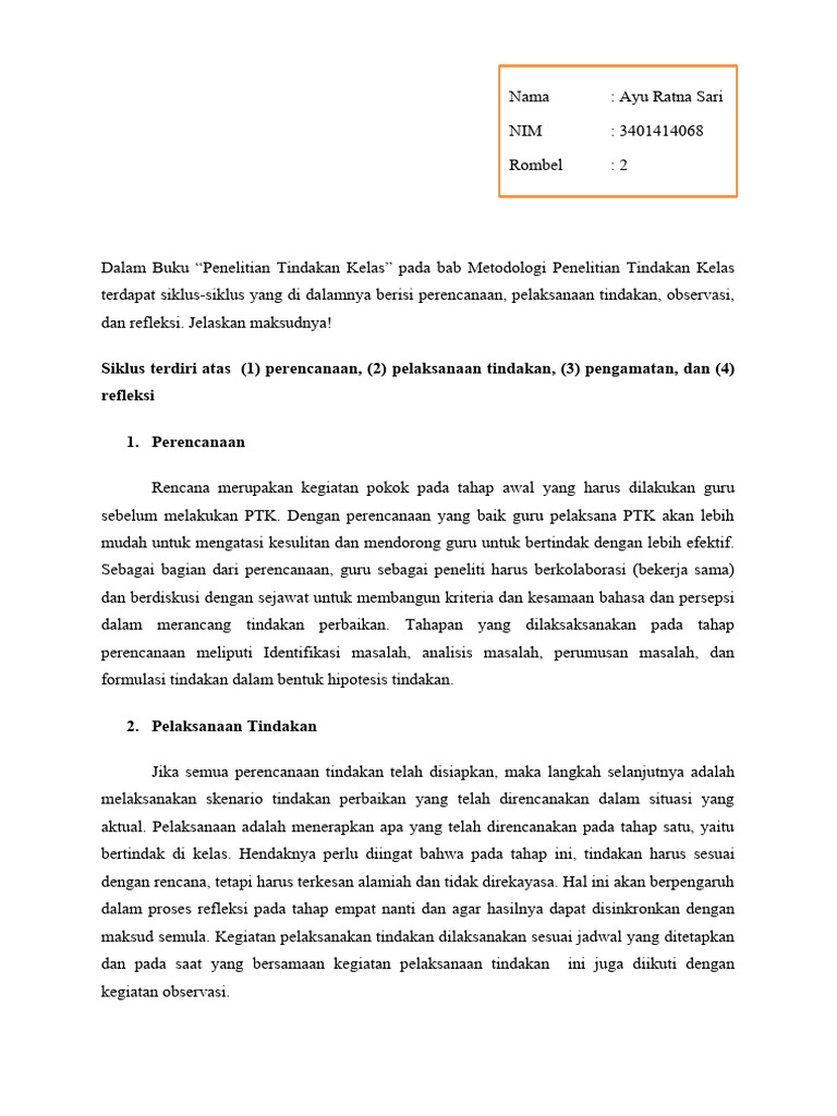 Siklus | PDF | Karier & Perkembangan | Pengembangan Diri