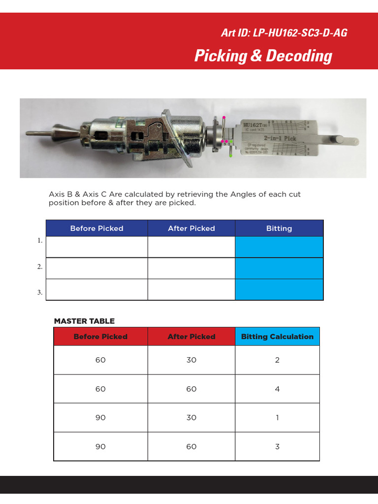 Lock Picking & Decoding Guide | PDF