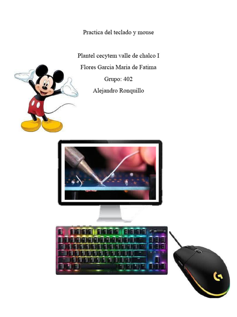 teclado mouse | PDF