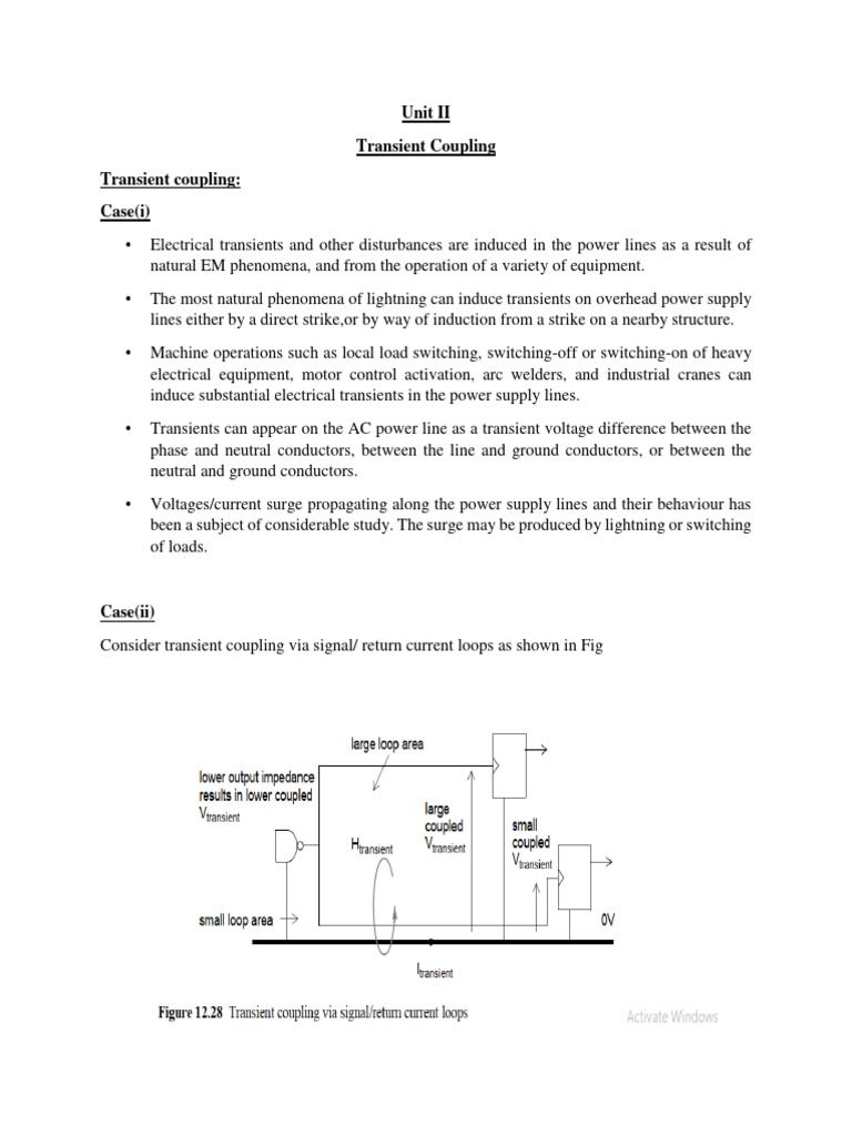 Transient Coupling | PDF | Science & Mathematics | Technology & Engineering