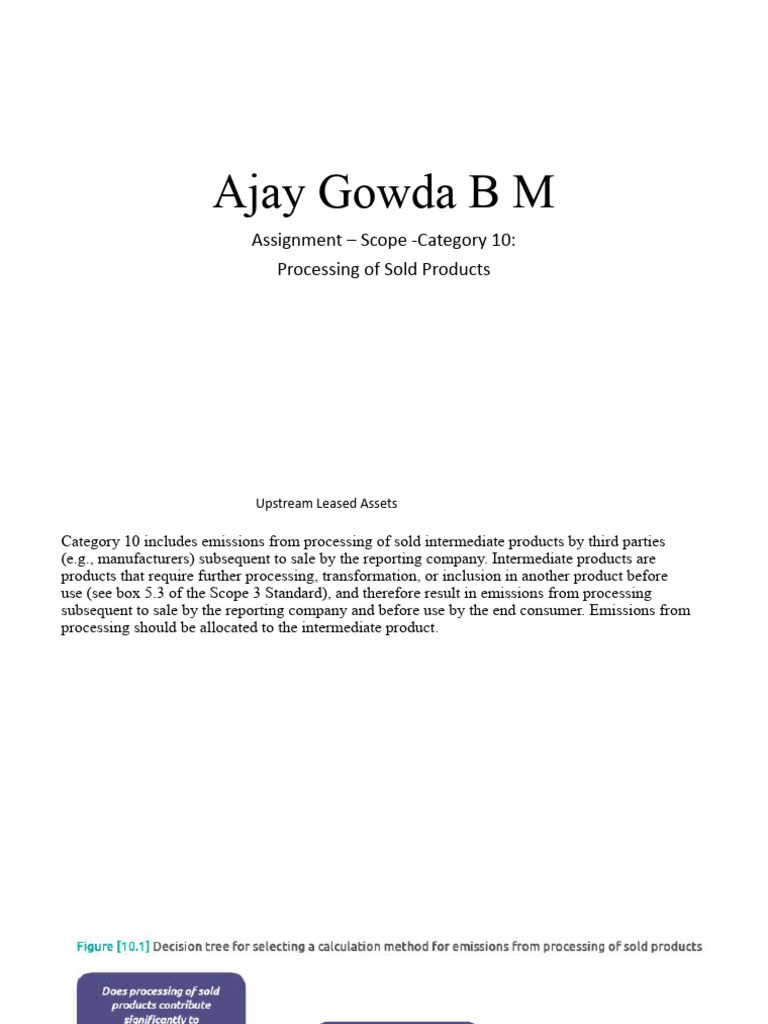 Category 10 - Ajay Gowda | PDF | Emission Intensity | Goods