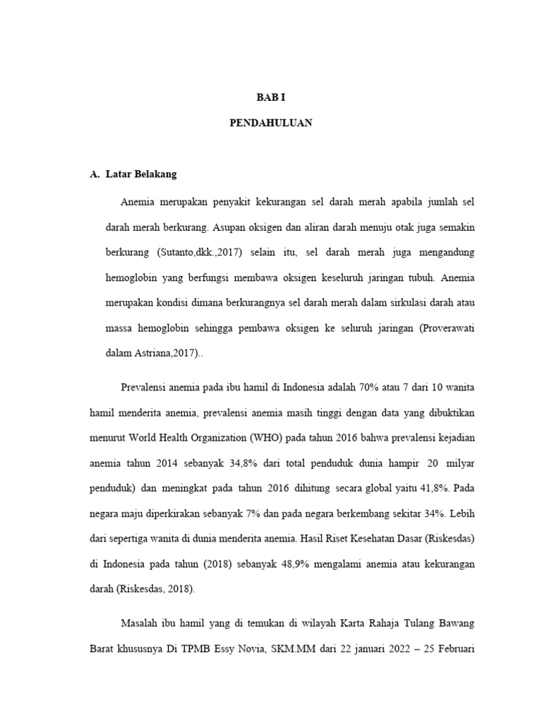 Proposal Lta Putu Bab 1-3 | PDF