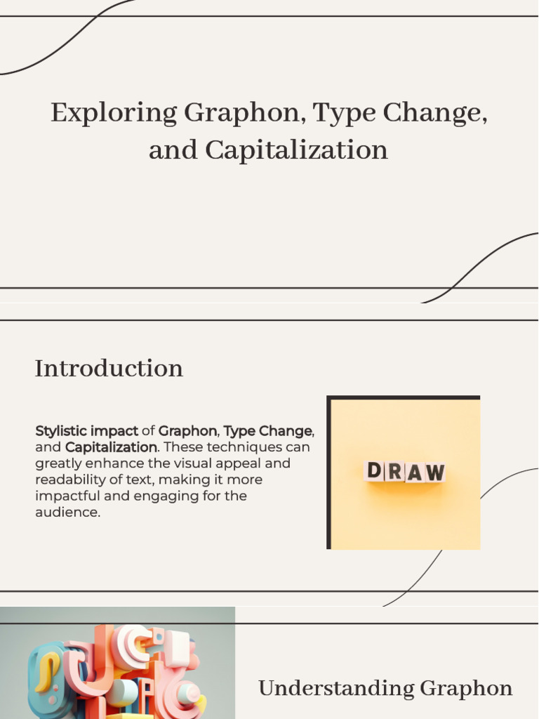 Enhancing Text with Graphon & Type | PDF