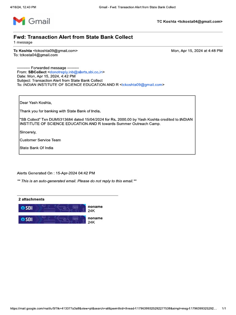 Reciept | PDF