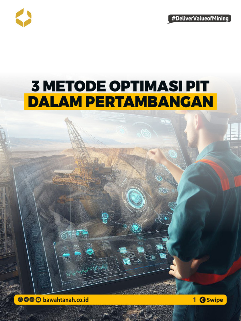Optimasi Desain Pit Tambang Efisien | PDF