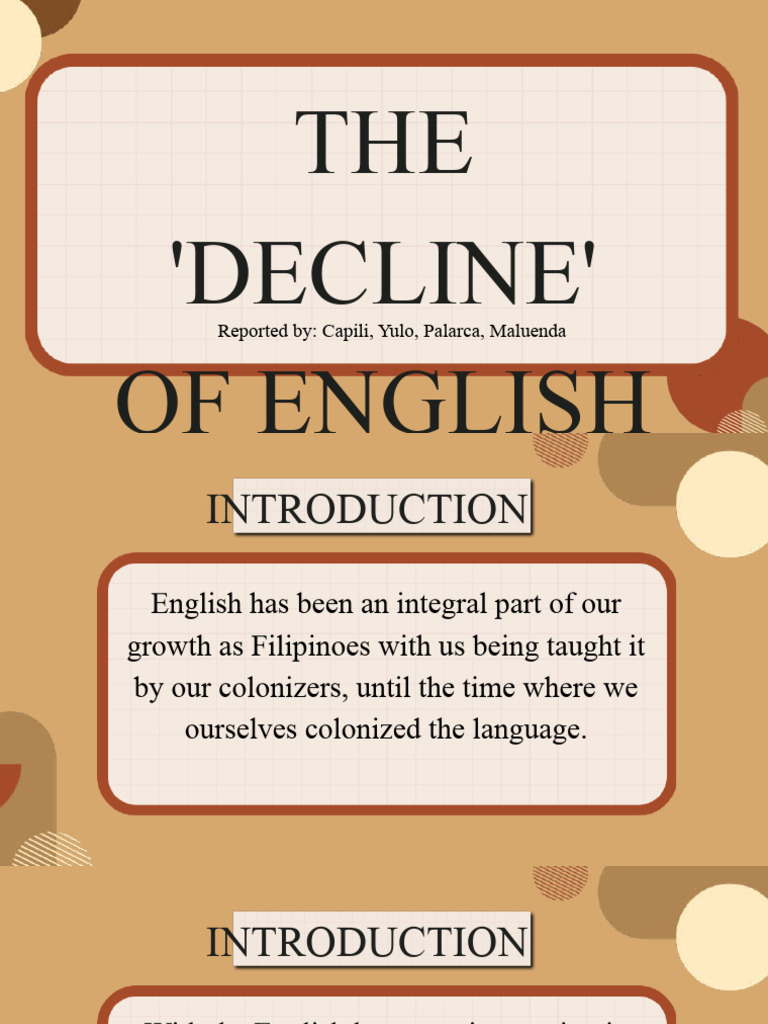 The Decline of English in Education | PDF | English Language | English ...