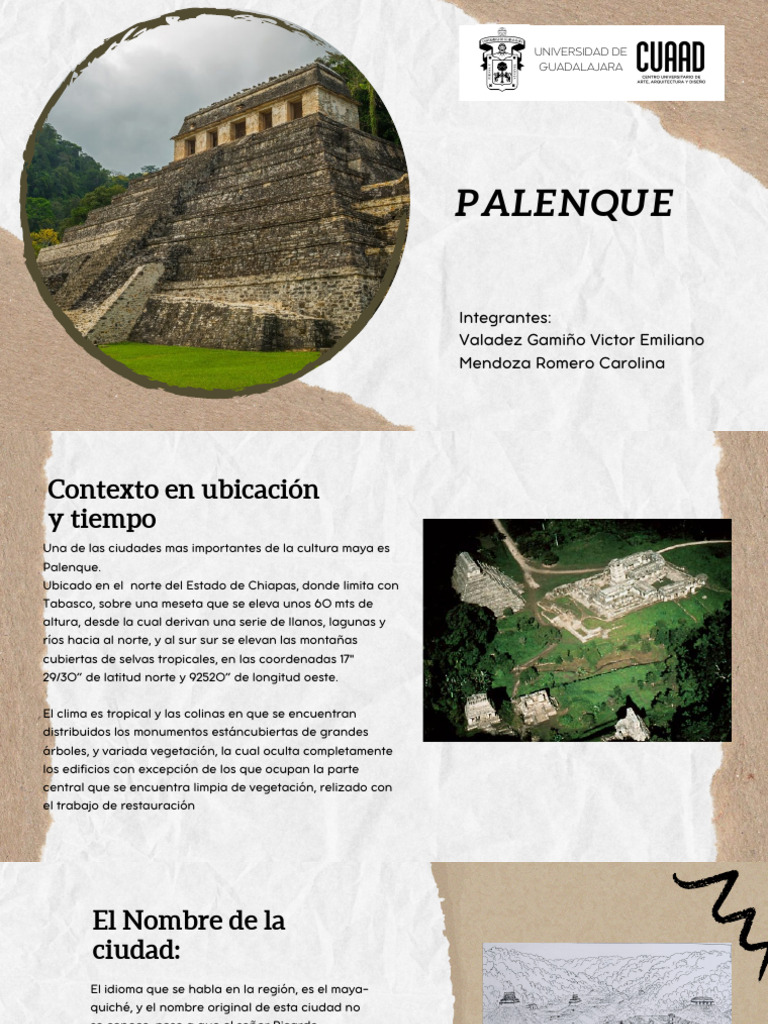 Presentación Palenque | PDF | templo | Escalera