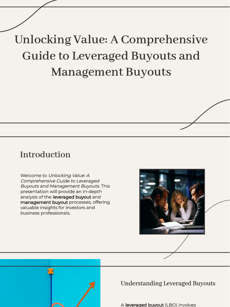 Guide to Leveraged & Management Buyouts | PDF | Finance & Money Management