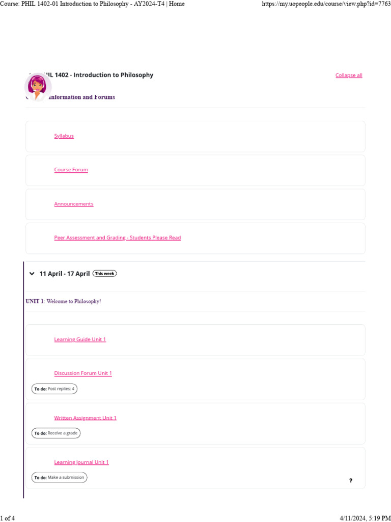 PHIL 1402-01 Intro to Philosophy Course | PDF | Liberal Arts Education