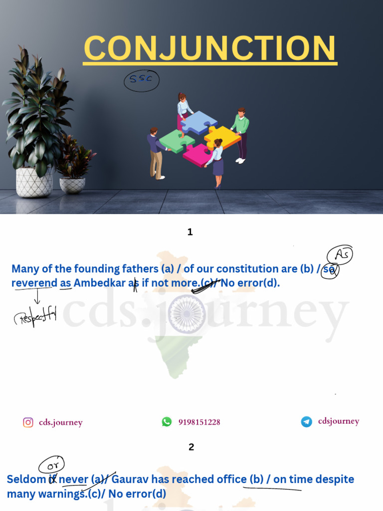 Conjunction practice | PDF