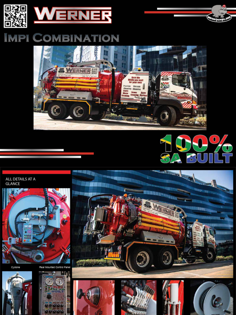 Impi Combination Vacuum Truck Specs | PDF | Pump | Valve