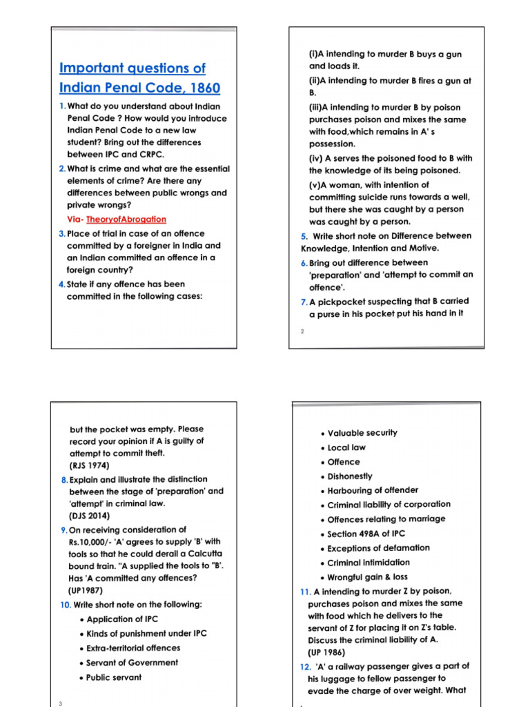Ipc Mains Paper | PDF