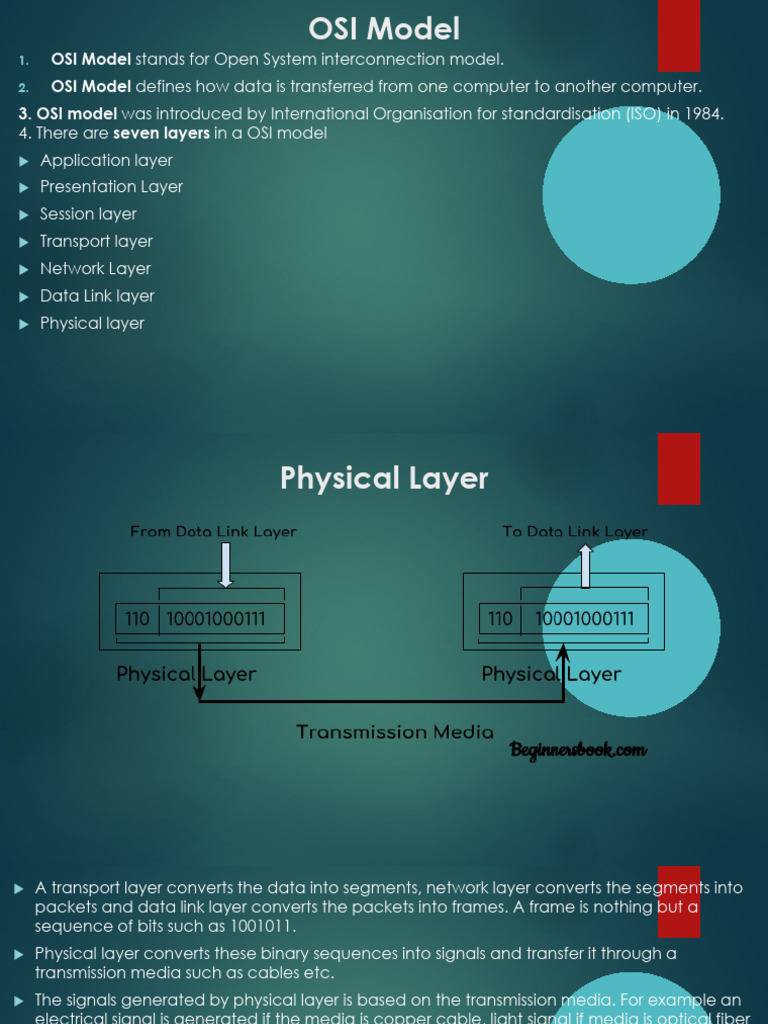 OSI Model & Network Sharing Guide | PDF | Computer Network | Osi Model